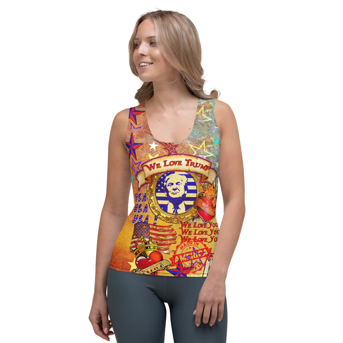 "THE WE LOVE TRUMP TANK" for women – TRUMP TEES